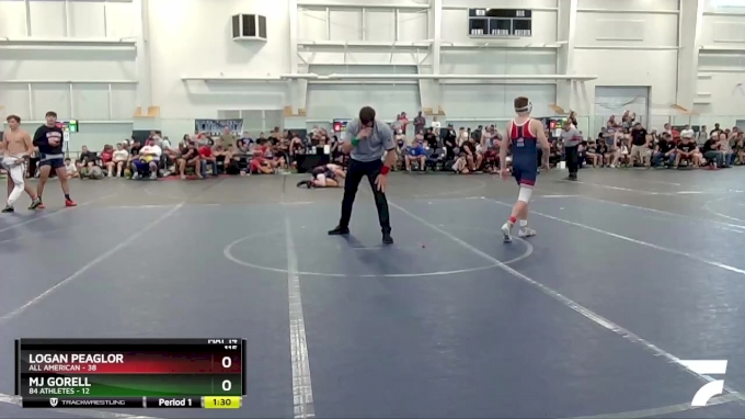 115 lbs Round 2 (6 Team) - MJ Gorell, 84 Athletes vs Logan Peaglor, All ...