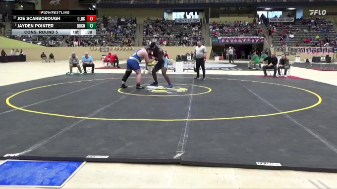 285 lbs Cons. Round 5 - Jayden Pointer, Boone County vs Joe Scarborough ...