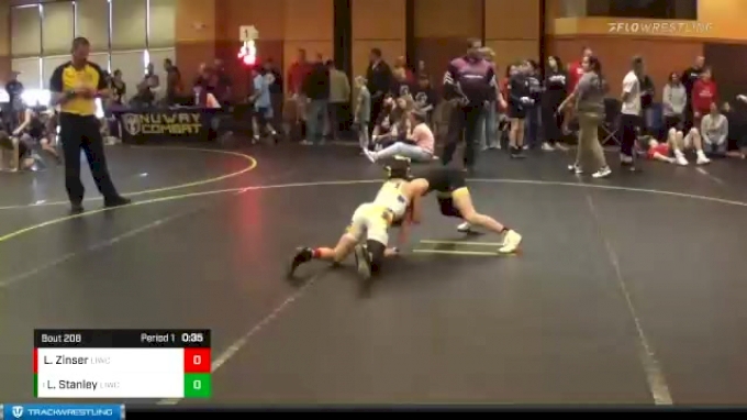 65 lbs Round 1 - Levi Stanley, Unattached Wrestler USA vs Landon Zinser ...
