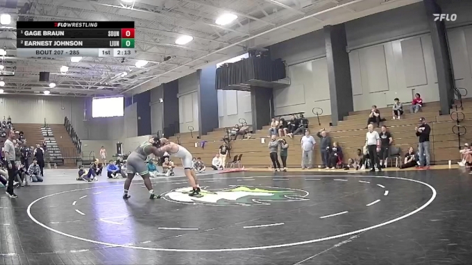 285 lbs 1st Place Match - Gage Braun, Southeastern University vs ...