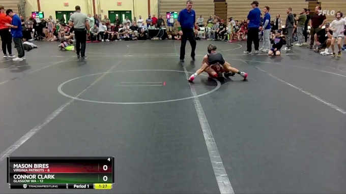 72 lbs Finals (2 Team) - Mason Bires, Virginia Patriots vs Connor Clark ...
