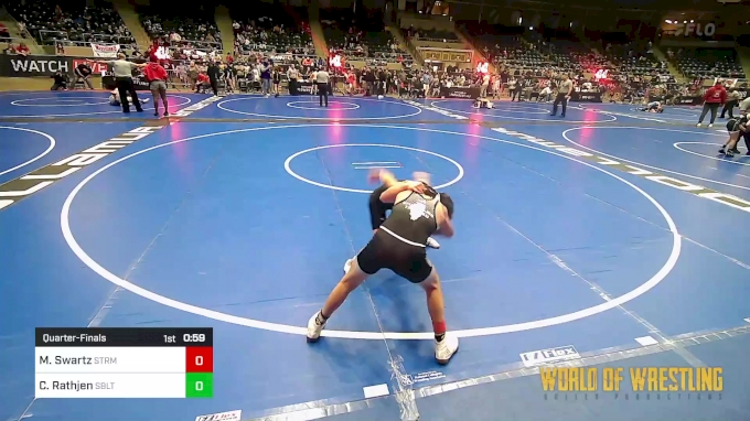 96 lbs Quarterfinal - Mason Swartz, Storm Elite vs Calvin Rathjen ...