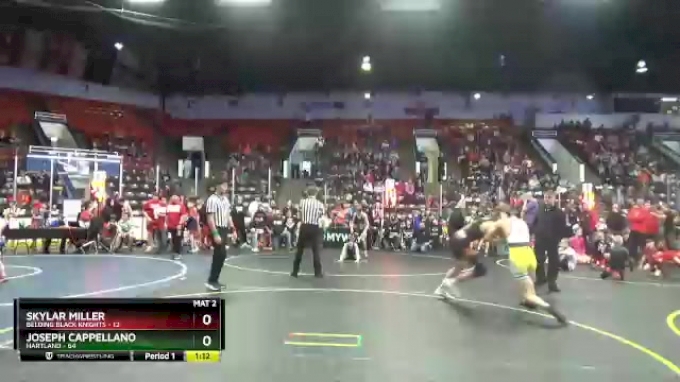 150 lbs Round 1 (4 Team) - Joseph Cappellano, Hartland vs Skylar Miller ...