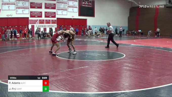 125 lbs Round Of 16 - Patrick Adams, Buffalo vs Joziah Fry, Campbell ...