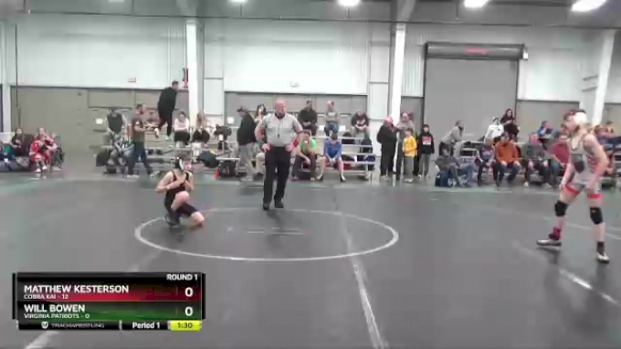 80 lbs Round 1 (6 Team) - Matthew Kesterson, Cobra Kai vs Will Bowen ...