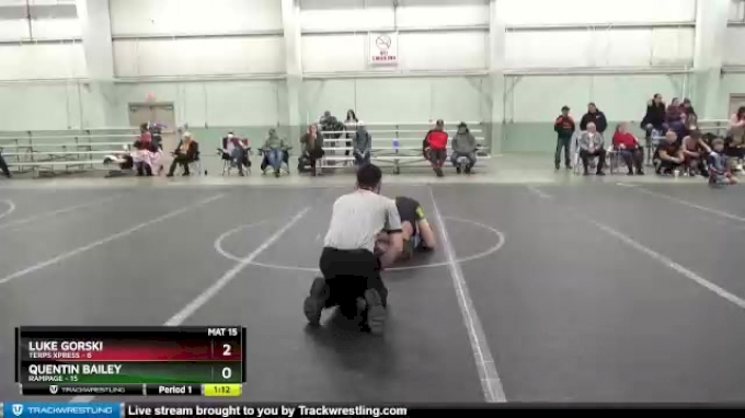 92 lbs Round 7 (8 Team) - Quentin Bailey, Rampage vs Luke Gorski, Terps ...