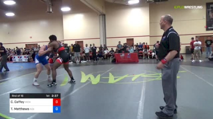 86 kg Rnd Of 16 - Cameron Caffey, Michigan State vs Tyler Matthews ...