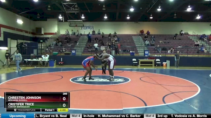 285 lbs Round 1 - Chresten Johnson, Benjamin Russell vs Cristifer Trice ...