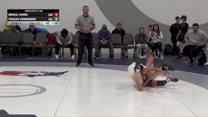 75 lbs Round 2 (6 Team) - Mikeal Jones, Legacy National Team vs Teagan ...