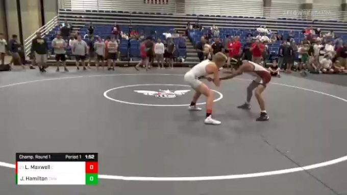 109 lbs Champ. Round 1 - Landon Jay Maxwell, Greenwood Wrestling Club ...