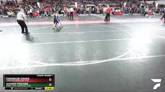 95 lbs Champ. Round 1 - Chandler Davids, Lakeland Wrestling Club vs ...