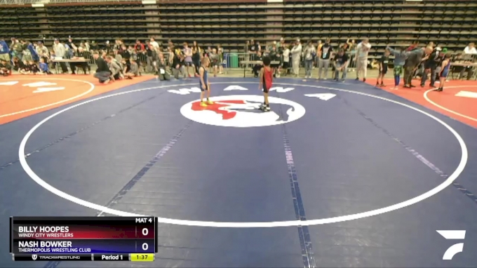 53 lbs Champ. Round 1 - Billy Hoopes, Windy City Wrestlers vs Nash ...