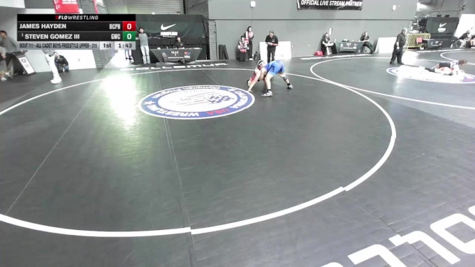 All Cadet Boys Freestyle Upper - 215 lbs Cons. Round 5 - James Hayden ...