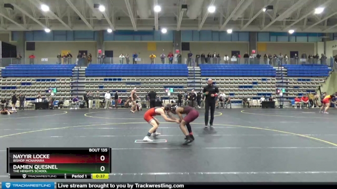 126 lbs Cons. Round 2 - Damien Quesnel, The Heights School vs Nayyir ...