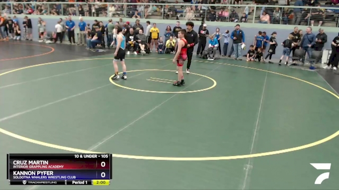 105 lbs Round 1 - Cruz Martin, Interior Grappling Academy vs Kannon ...