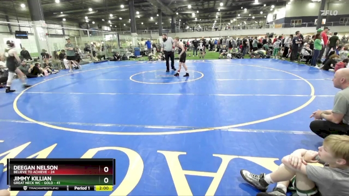 106 lbs Round 5 (6 Team) - Deegan Nelson, BELIEVE TO ACHIEVE vs Jimmy ...