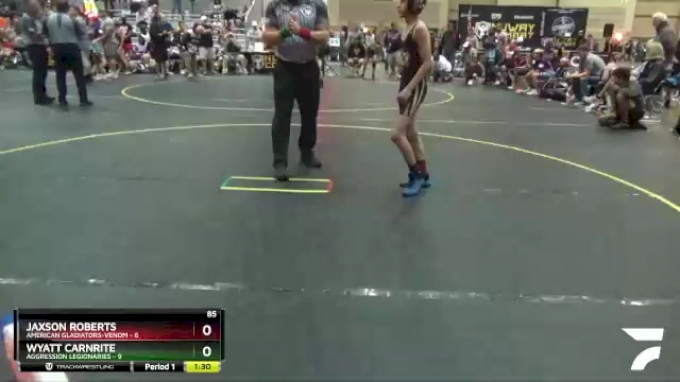 85 lbs Semis & 1st Wrestleback (8 Team) - Wyatt Carnrite, Aggression ...