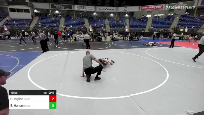 61 lbs Consi Of 4 - Gannon Inglish, Carrington WC vs Blake Hansen ...