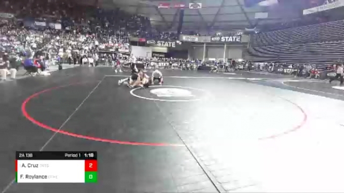 2A 138 lbs Quarterfinal - Apollo Cruz, Orting vs Forrest Roylance, Othello