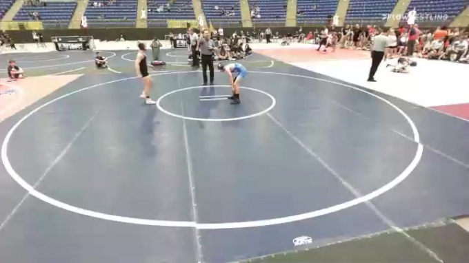 86 lbs Rr Rnd 1 - Ridge Conant, All American Training Center vs Sam ...