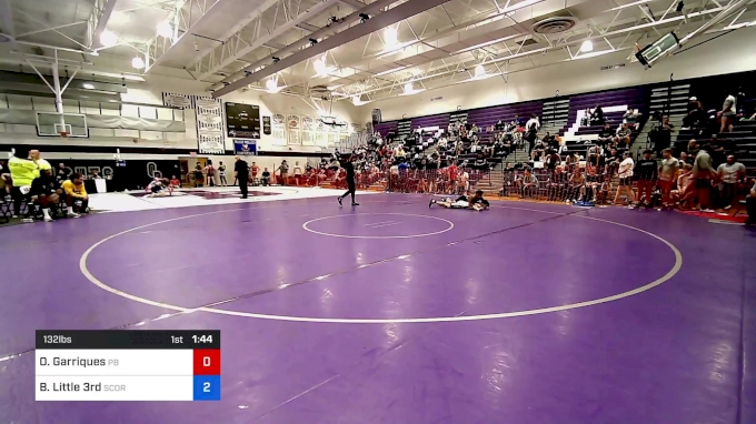 132 lbs Quarterfinal - Owen Garriques, Phillipsburg vs Brian Little 3rd ...