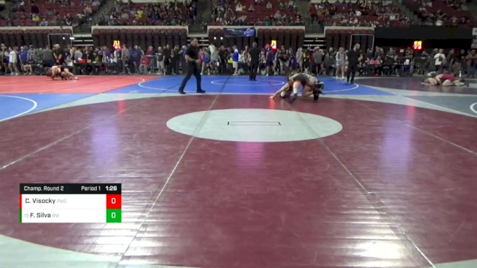 145 lbs Champ. Round 2 - Fortino Silva, Ronan Wrestling vs Chase ...