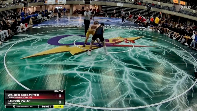 121 lbs Semis & 1st Wrestleback (8 Team) - Walker Kohlmeyer, Caledonia ...