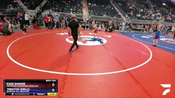 67 lbs Cons. Round 3 - Kade Bonser, Southwest Wolverines Wrestling vs ...