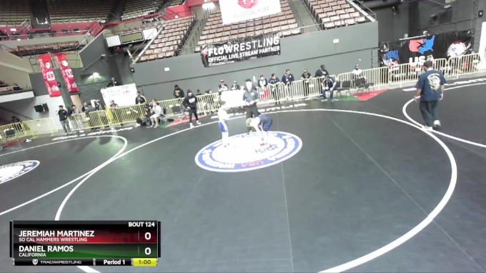 120 lbs Quarterfinal - Daniel Ramos, California vs Jeremiah Martinez ...