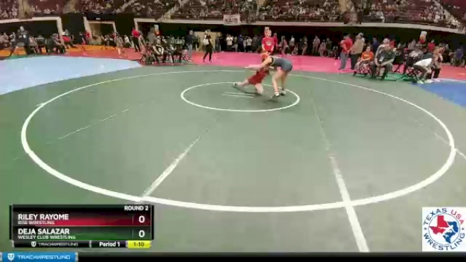 110 lbs Round 2 - Riley Rayome, Rise Wrestling vs Deja Salazar, Wesley ...