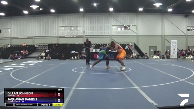 285 lbs Semis & 3rd Wb (16 Team) - Dillan Johnson, Illinois vs ...