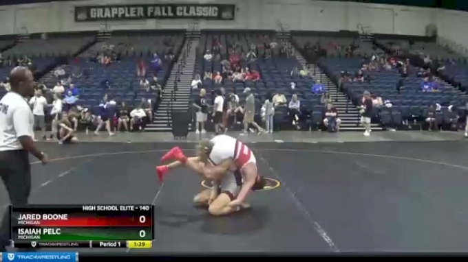 140 lbs Cons. Round 4 - Isaiah Pelc, Michigan vs Jared Boone, Michigan