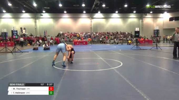 149 lbs Semifinal - Max Thomsen, University Of Northern Iowa vs Troy ...