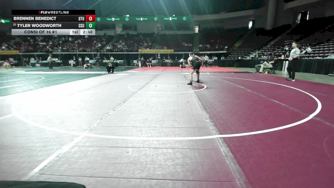 174 lbs Consi Of 16 #1 - Brennen Benedict, Utah Tech vs Tyler Woodworth ...