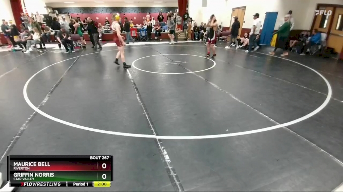 126 lbs Cons. Round 1 - Maurice Bell, Riverton vs Griffin Norris, Star ...