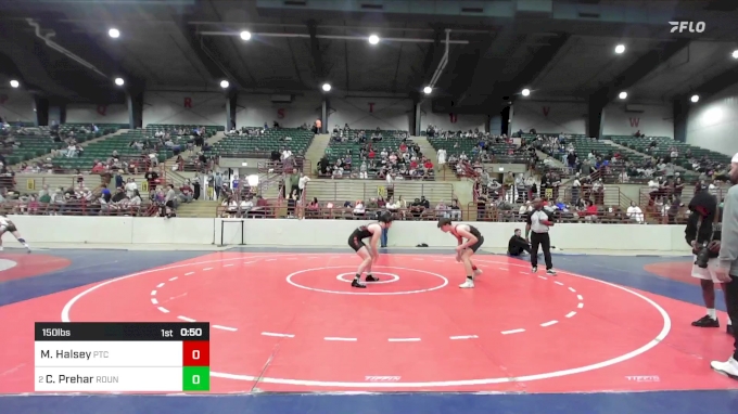 150 lbs 3rd Place - Memphis Halsey, PTC Wrestling vs Carter Prehar ...