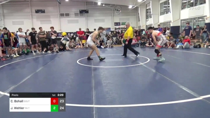 160 lbs Pools - Carson Bohall, SouthTown Savages vs Jaden Wehler, PA ...