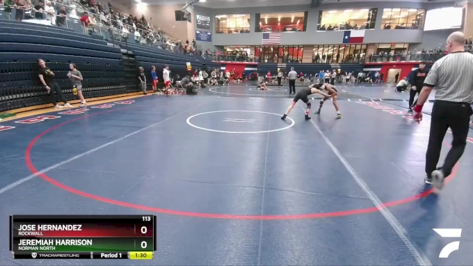 113 lbs Cons. Round 2 - Jeremiah Harrison, Norman North vs Jose ...