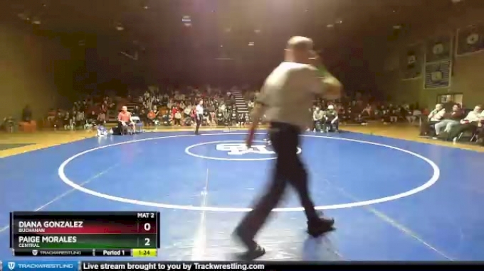 106 lbs 1st Place Match - Paige Morales, Central vs Diana Gonzalez ...