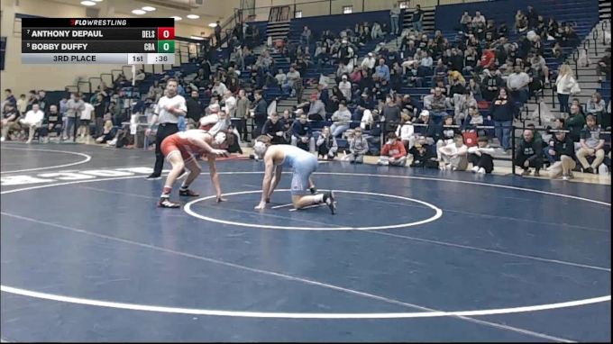 145 lbs 3rd Place - Anthony DePaul, Delsea vs Bobby Duffy, Christian ...