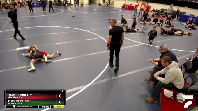 75 lbs Round 1 (6 Team) - Tucker Burr, St. Francis vs Ryan Connelly ...