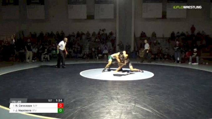 170 lbs Final - Nick Caracappa, St. John Vianney vs Joe Napoleone, St ...