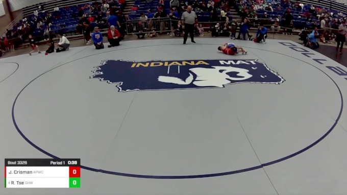 12U Boys - 58 lbs Quarters - James Crisman, All-Phase Wrestling Club vs ...