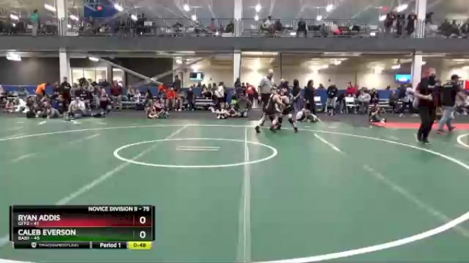 75 lbs Quarterfinal - Ryan Addis, GFF2 vs Caleb Everson, BAB1