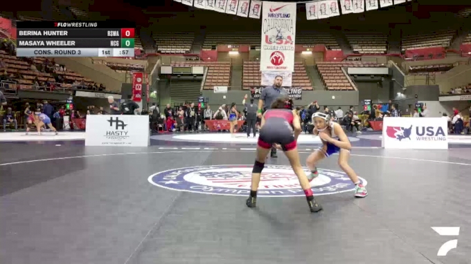 Schoolgirls - 90 lbs Cons. Semis - Masaya Wheeler, North Coast ...