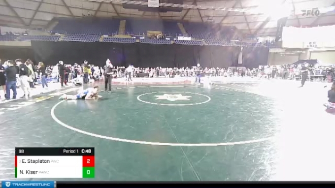 98 lbs 3rd Place Match - Evan Stapleton, Punisher Wrestling Company vs ...