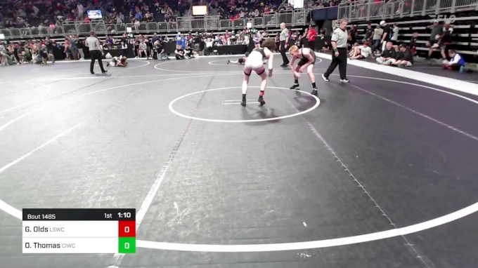 120 lbs Consi Of 16 #2 - Gage Olds, Lafayette Scrappers vs Owen Thomas ...