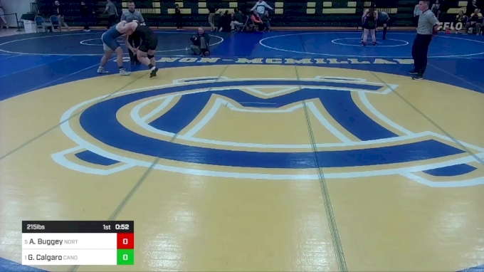 215 lbs Semifinal - Aidan Buggey, North Allegheny vs Geno Calgaro ...