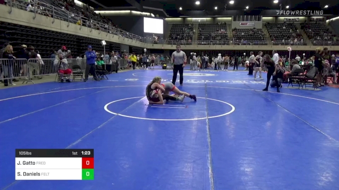 105 lbs Consolation - Julie Gatto, Fredericksburg vs Sophia Daniels, Felton