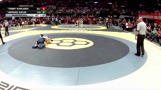 D2-138 lbs Quarterfinal - Tommy Rowlands, Watterson vs Anthony Oscar ...